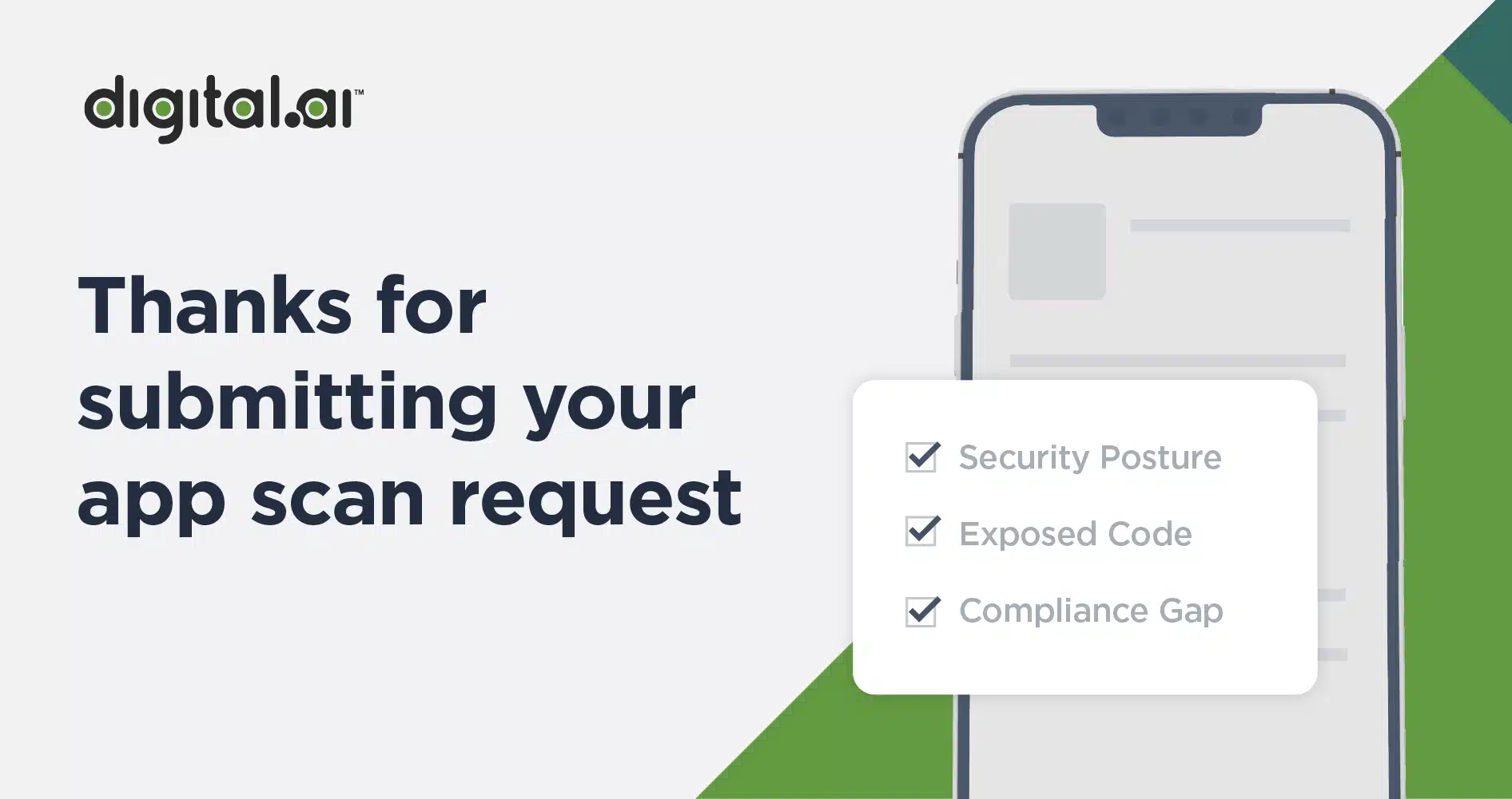 App Scan Confirmation Digital.ai